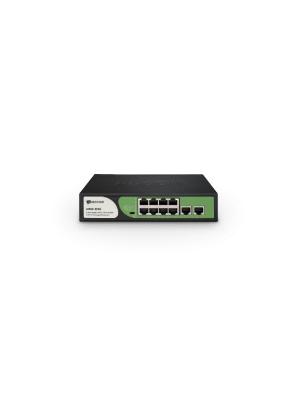 BDCOM 8 Port Unmanaged POE Switch S1500-8P2G